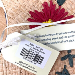 Hat Attack | Accessories | Hat Attack Floral Straw Charlotte Sun Hat In ...